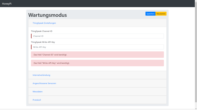 Connect and configure the DHT22 or DHT11 correctly – HoneyPi